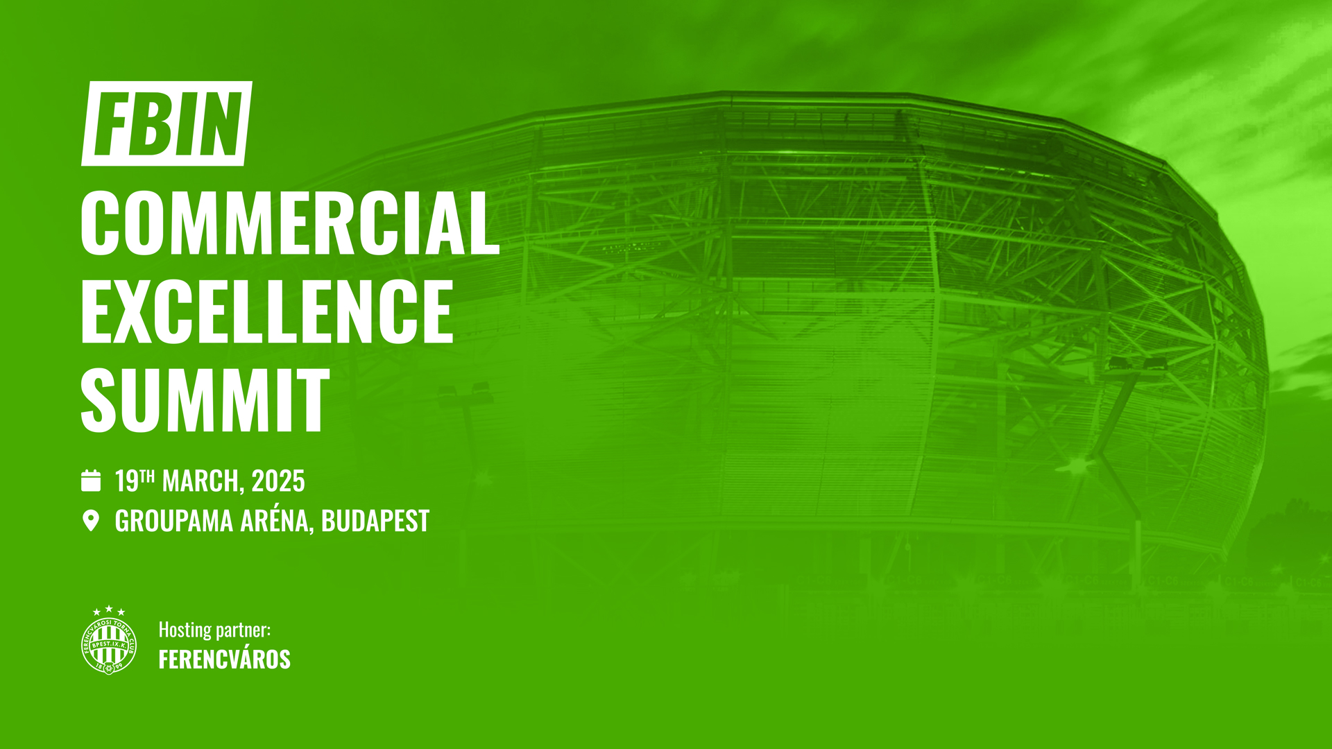 Three FBIN Summits in 2025 - starting off in Budapest • FBIN - Football ...